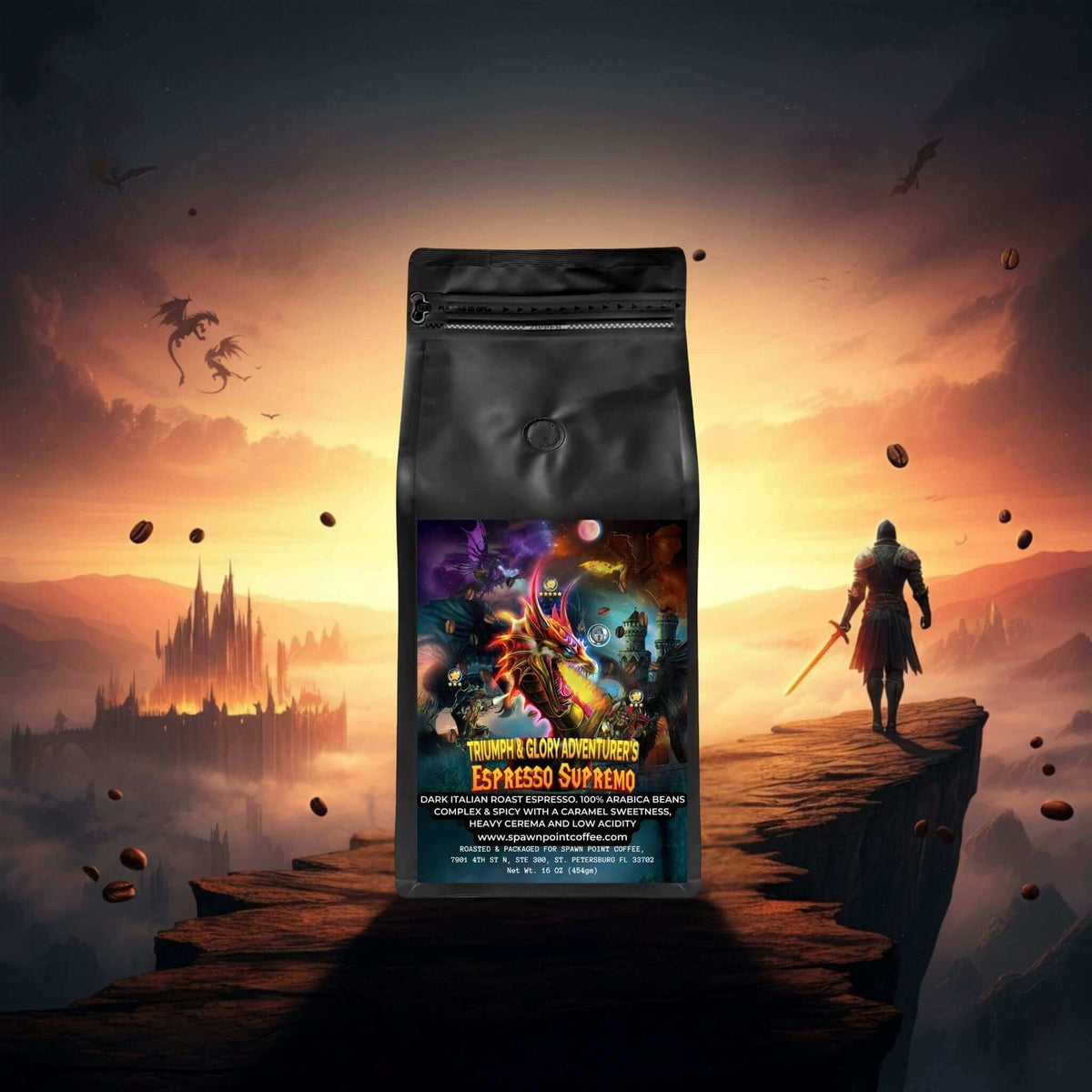 Triumph & Glory Adventurer's Espresso Supremo | Italian Roast | Whole ...