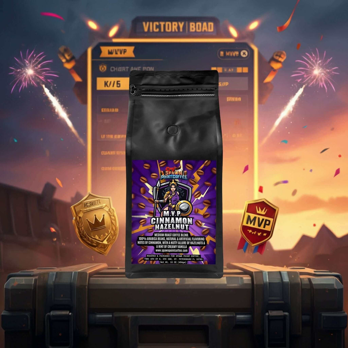 M. V. P. Cinnamon Hazelnut | Medium Roast Flavored Coffee – Spawn Point ...